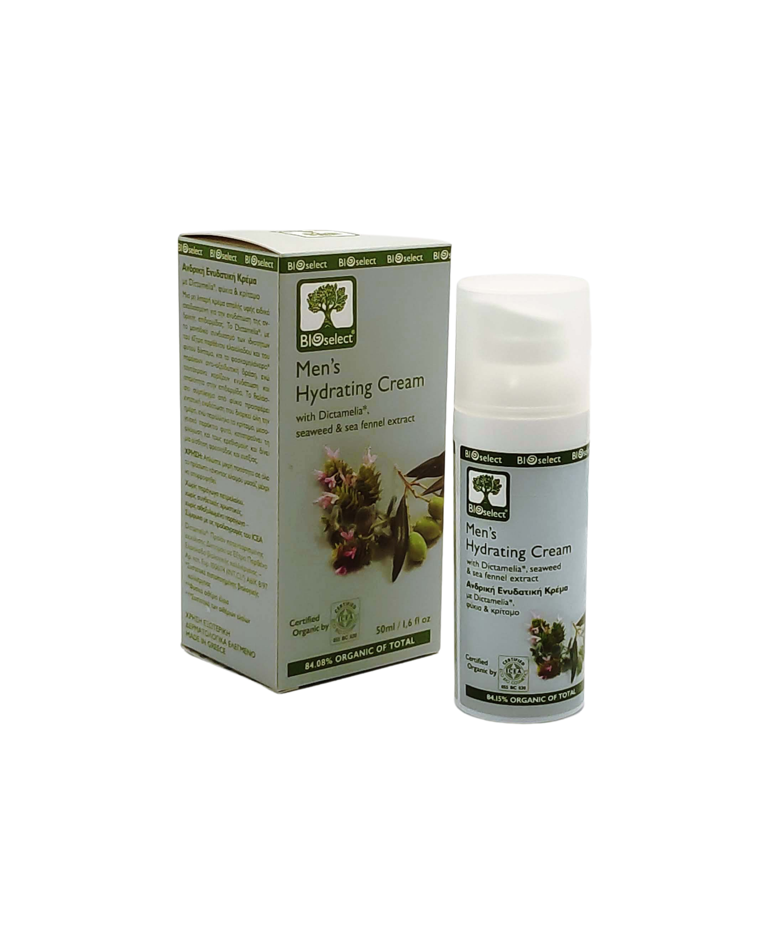 Ανδρική Ενυδατική Κρέμα | Bioselect 50ml - Elia Traditional Products